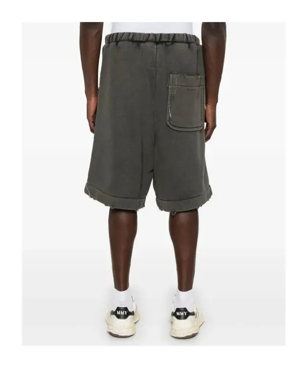 Mihara Yasuhiro Distressed Cotton Shorts