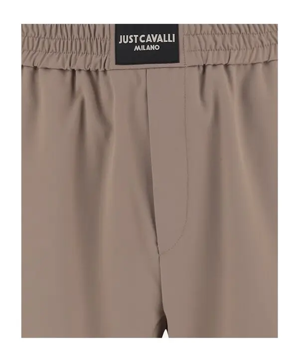 Just Cavalli Straight-leg Pants With Elastic Waistband
