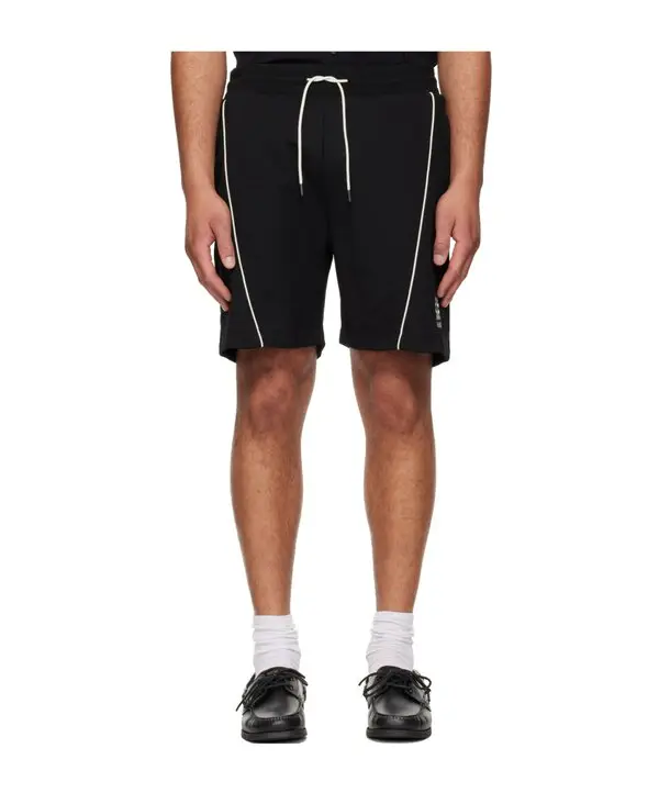 Hugo Boss Drawstring Shorts With Contrast Piping