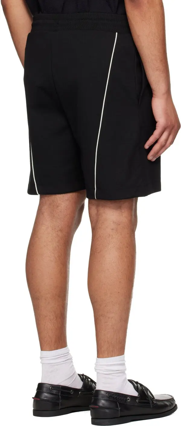 Hugo Boss Drawstring Shorts With Contrast Piping
