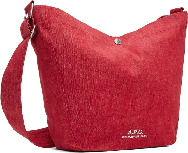 A.p.c. Journal Adjustable-strap Tote Bag - Red