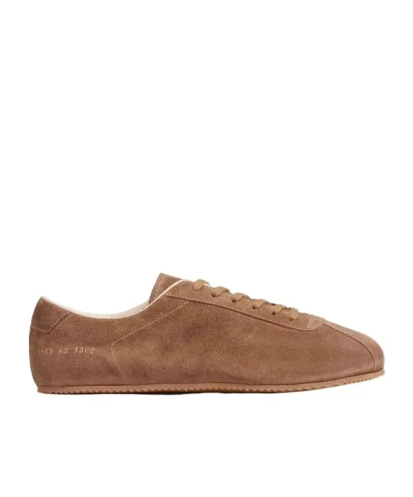 COMMON PROJECTS Lace-up Low-top Casual Suede Sneakers - Brown