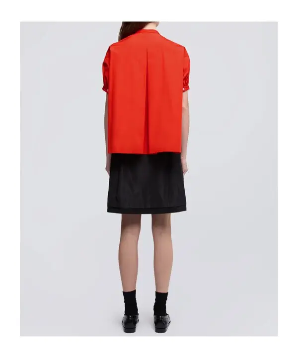 Aspesi Short-sleeve Button-up Shirt - Red