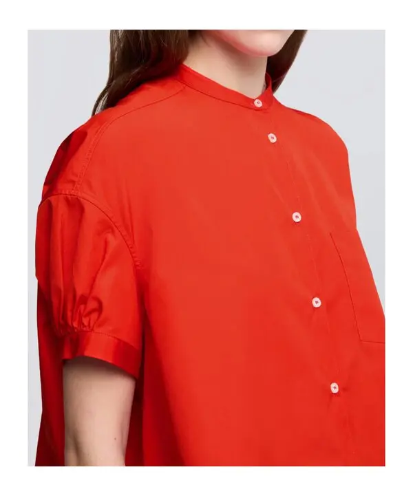 Aspesi Short-sleeve Button-up Shirt - Red