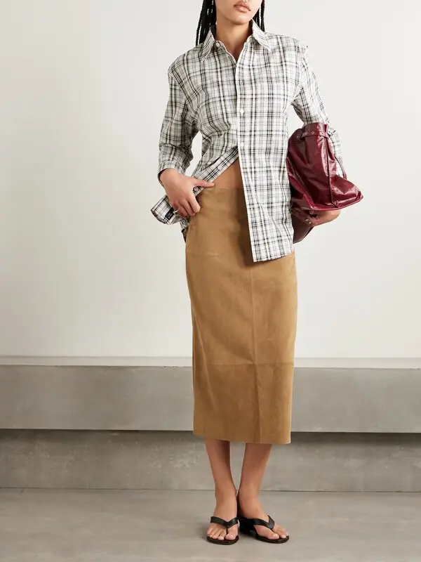 Proenza Schouler Nadia Suede Skirt