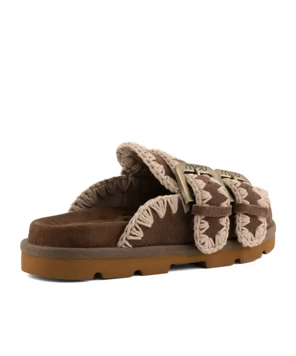 Mou Low Bio Sabot Two-buckle Clog