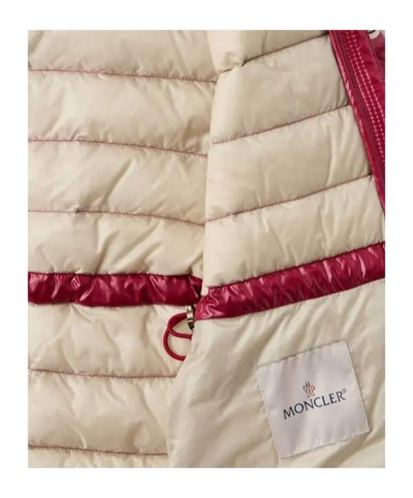 Moncler Shiny Nylon Down Jacket - Red