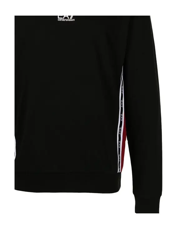 EA7 Logo-print Cotton Sweatshirt