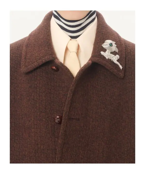 Valentino Garavani Collared Long-sleeved Coat