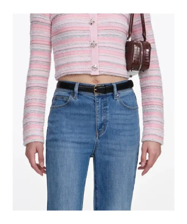 SELF-PORTRAIT High-waist Flared Jeans