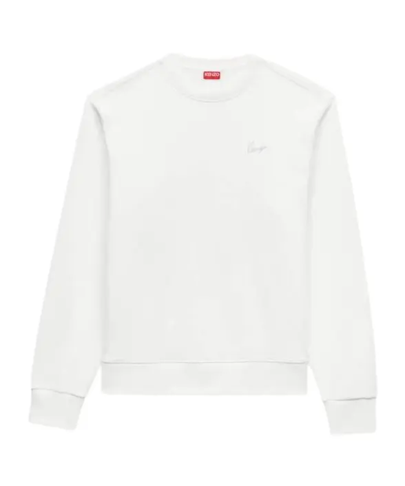 Kenzo Logo Embroidered Crewneck Sweatshirt