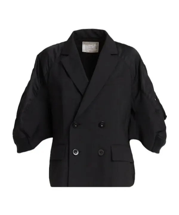 Sacai Twill Jacket With Multiple Pockets