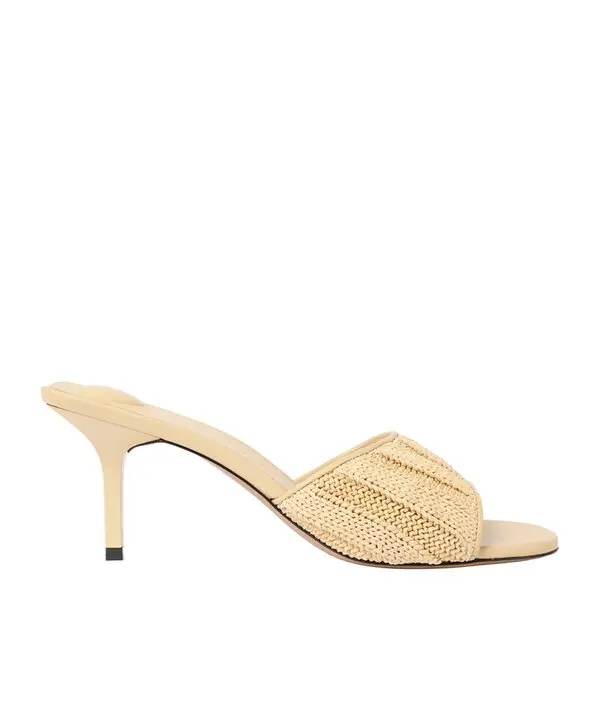 Jacquemus Cubisto Heeled Sandals - Nude