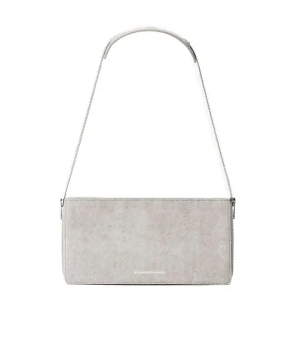 Alexander Wang Siren Zip-up Mini Shoulder Bag - White