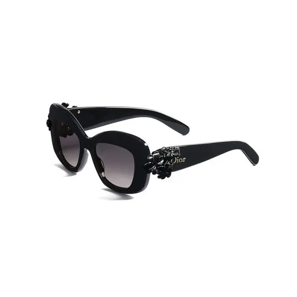 Dior Butterfly Frame Sunglasses - Black