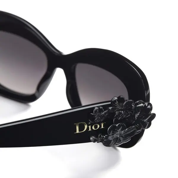 Dior Butterfly Frame Sunglasses - Black