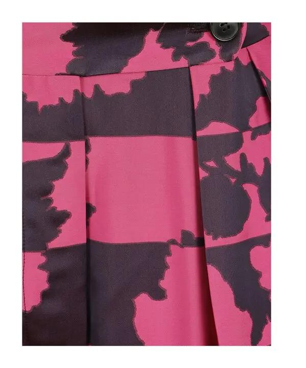 Dries Van Noten High-waisted Printed Wide Leg Pants