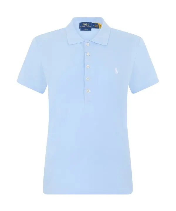 Polo Ralph Lauren Julie Slim Fit Polo Shirt - Blue