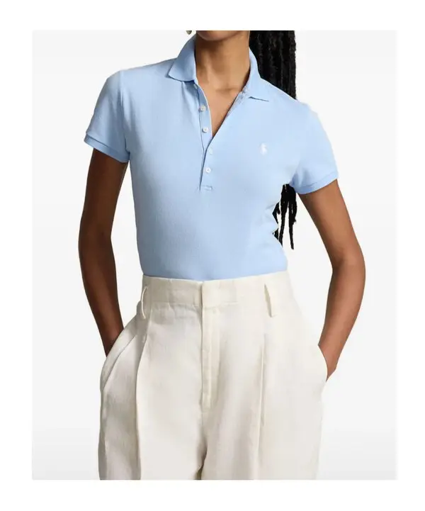 Polo Ralph Lauren Julie Slim Fit Polo Shirt - Blue