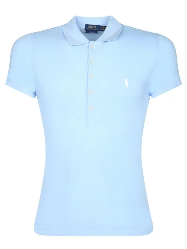 Polo Ralph Lauren Julie Slim Fit Polo Shirt - Blue