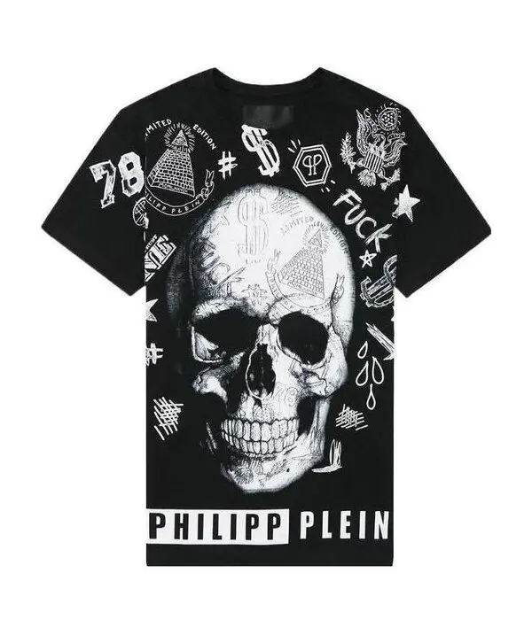 Philipp Plein Logo Printed T-shirt