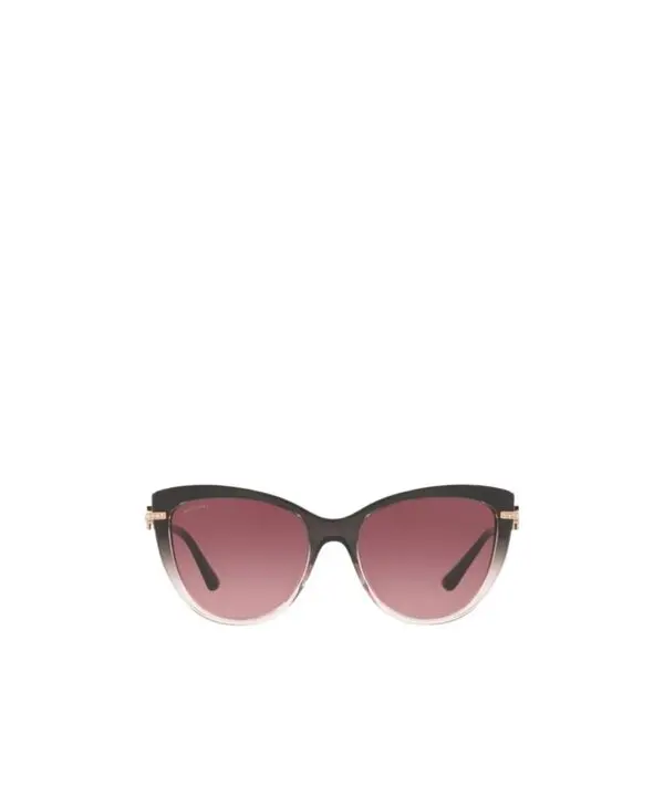 BVLGARI Gradual Logo Cat Eye Sunglasses - Pink