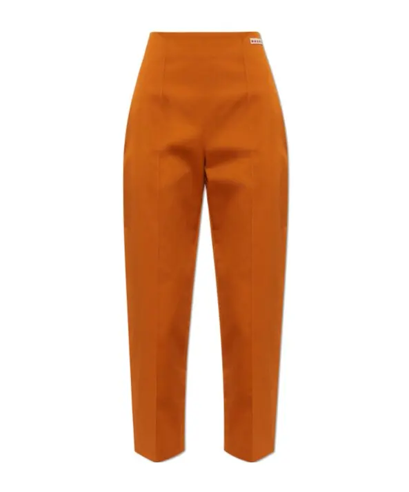 Marni High-waisted Tapered Leg Trousers