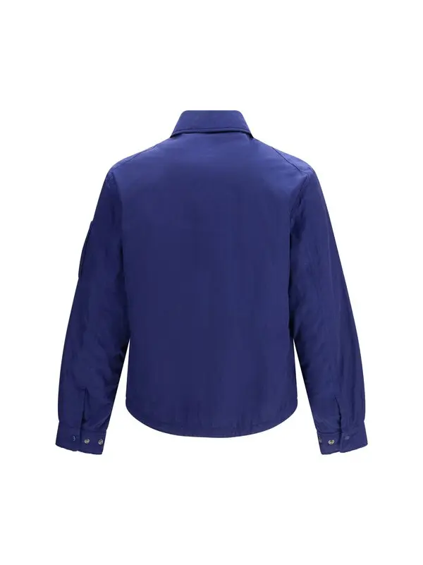 C.P. COMPANY Snap-button Shirt Jacket - Blue