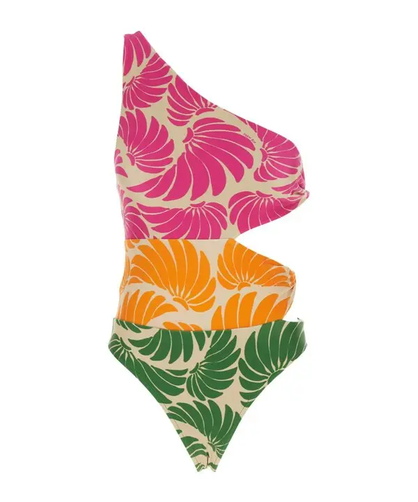 Farm Rio Banana Wings One-piece Beachwear - Pink