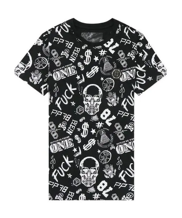 Philipp Plein Logo Printed T-shirt