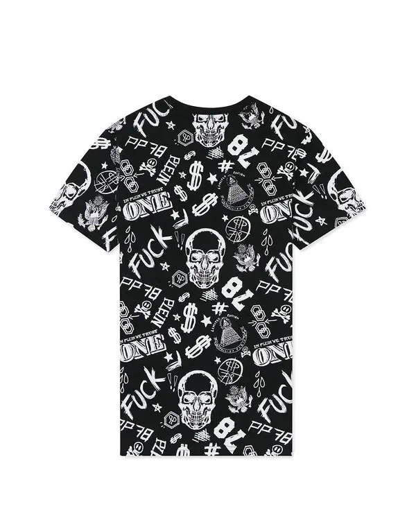 Philipp Plein Logo Printed T-shirt