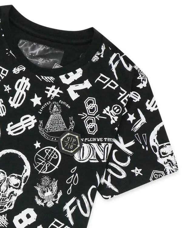 Philipp Plein Logo Printed T-shirt
