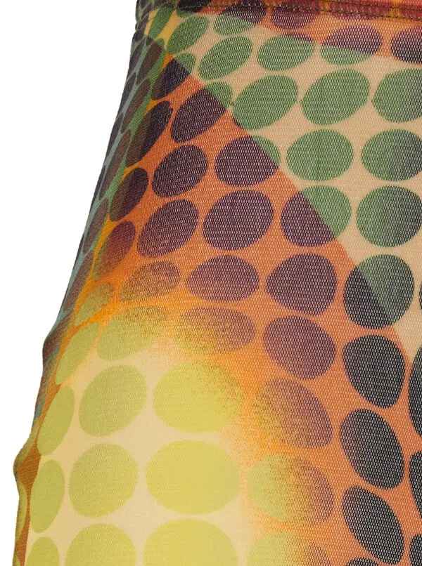 JEAN PAUL GAULTIER Printed Flare Pants - Multi-color