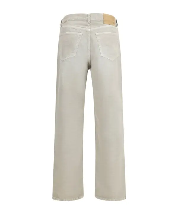 HAIKURE Logan Bull High-waist Jeans - White