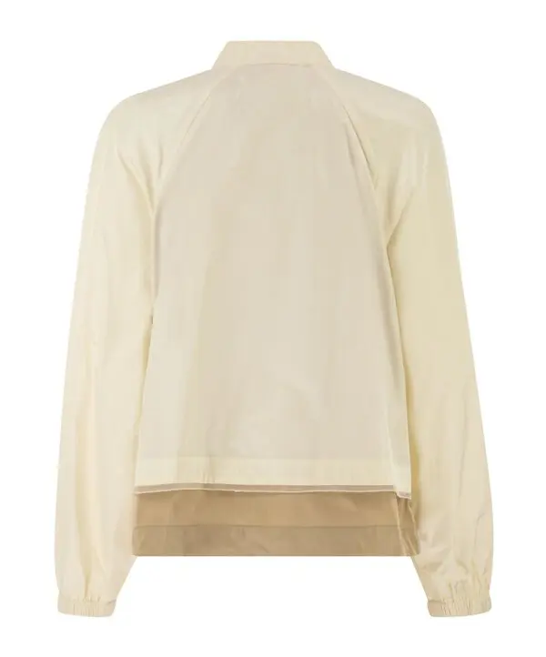 Fabiana Filippi Layered Paneled Lightweight Jacket - Nude