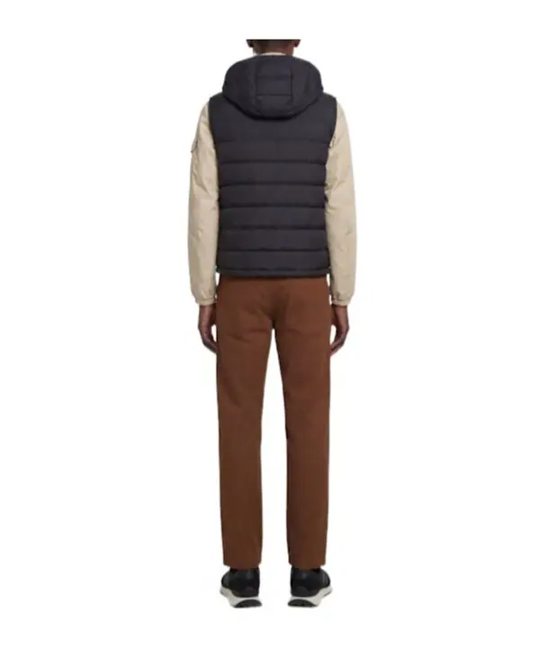 Moncler Puffer Vest With Hood - Black