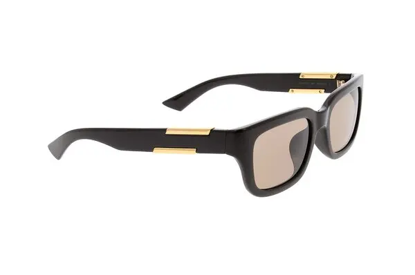 Bottega Veneta Rectangle Frame Sunglasses - Nude