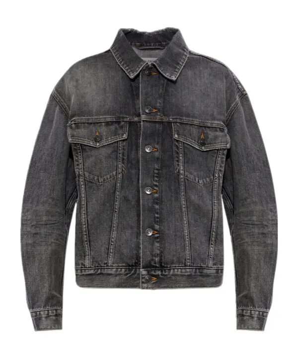 Balenciaga Logo Patch Denim Jacket
