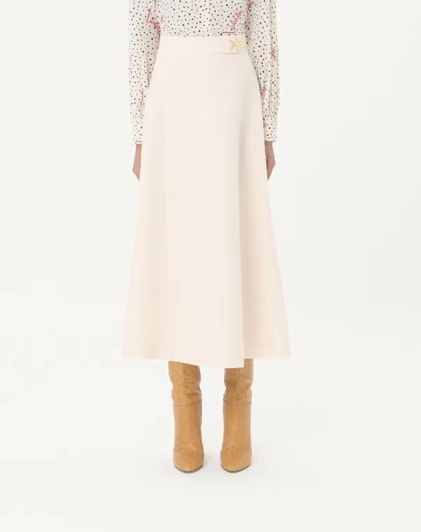 Valentino Garavani High-waist A-line Midi Skirt
