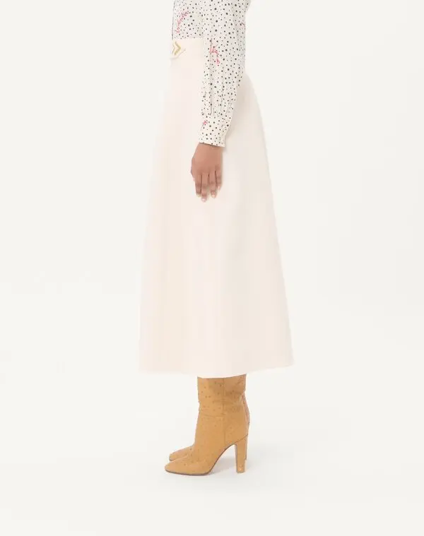 Valentino Garavani High-waist A-line Midi Skirt