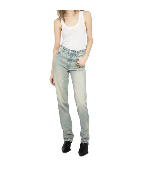 Zadig&Voltaire Belt Loop Jeans - Light Blue