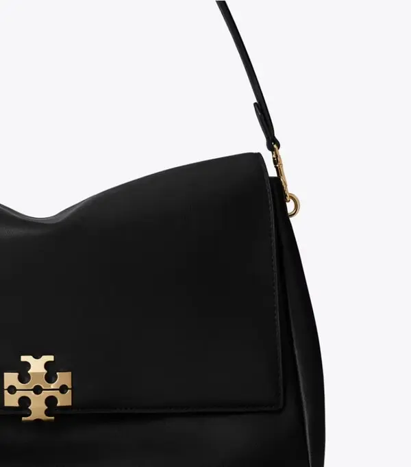 Tory Burch Charlie Large Shoulder Bag - Black