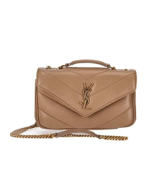 Saint Laurent Mini Loulou Chain-strap Crossbody Bag