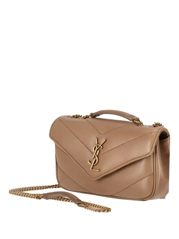Saint Laurent Mini Loulou Chain-strap Crossbody Bag
