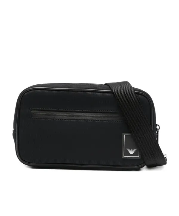Emporio Armani Logo-patch Belt Bag - Blue