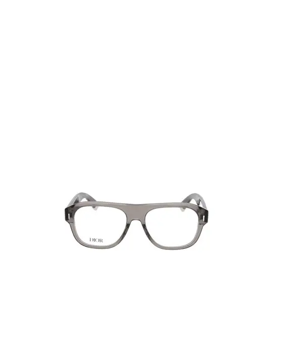 Dior Square Frame Eyeglasses - Gray