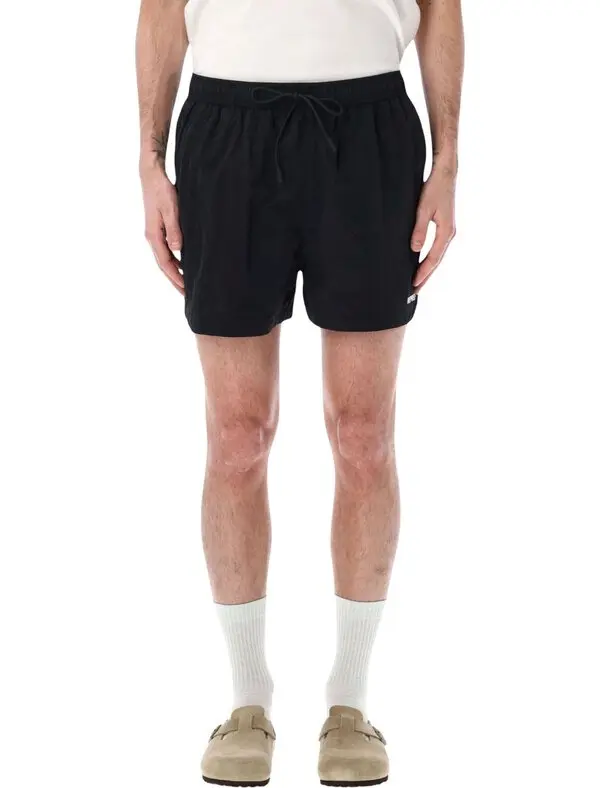 REPRESENT Logo Drawstring Swim Shorts - Black