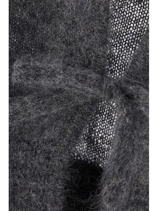 GANNI Long Sleeve Knitwear With Tie Detail