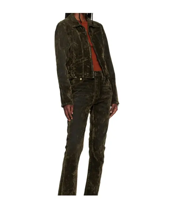 RE/DONE Slim Zip Denim Jacket