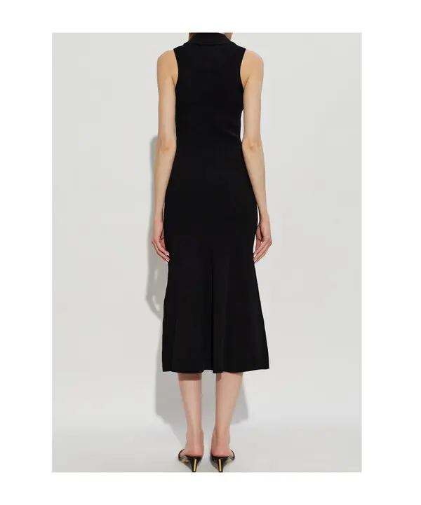 Victoria Beckham Sleeveless Zip-fastening Midi Dress